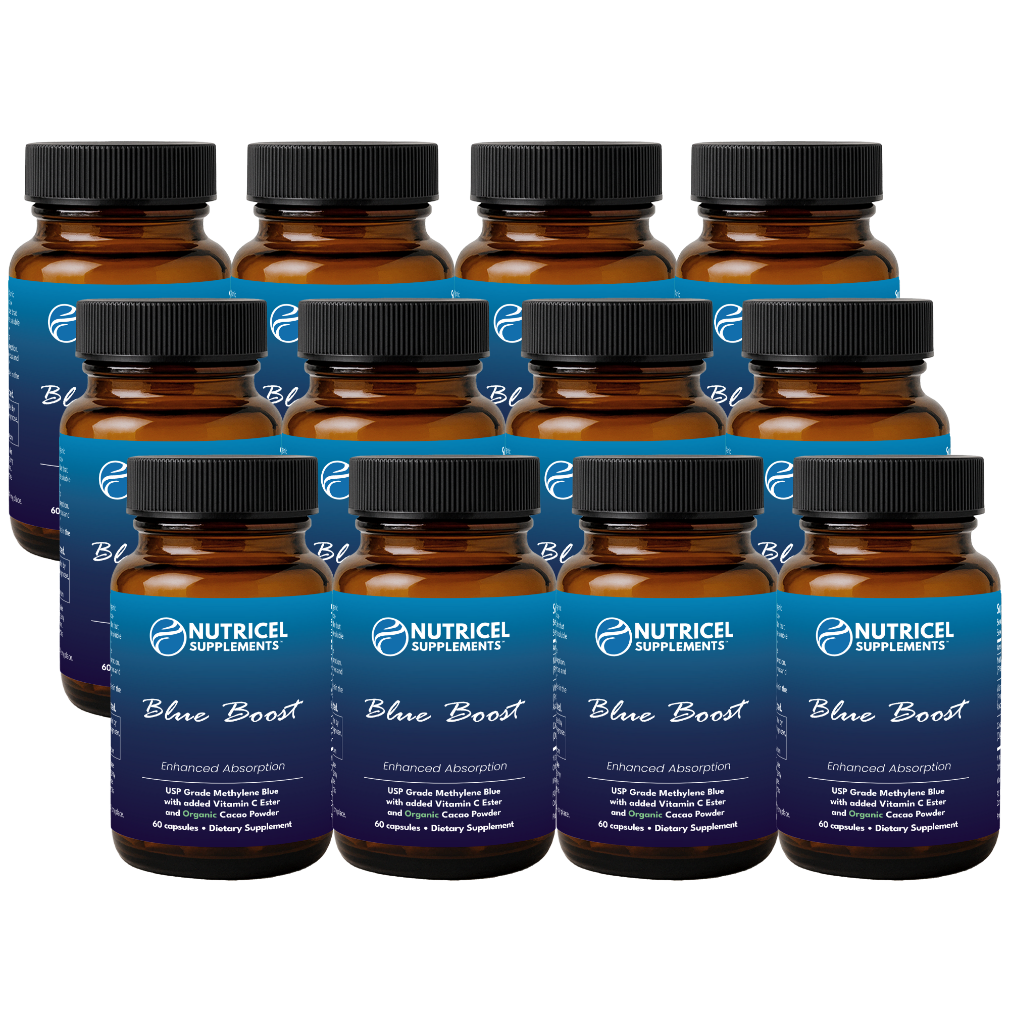 Methylene Blue Capsules | Nutricel Blue Boost | with Vitamin C Ester ...